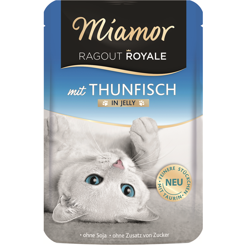 Finnern Miamor Cat - Ragout Royale Pouch-Beutel Thunfisch in Jelly 100g ...
